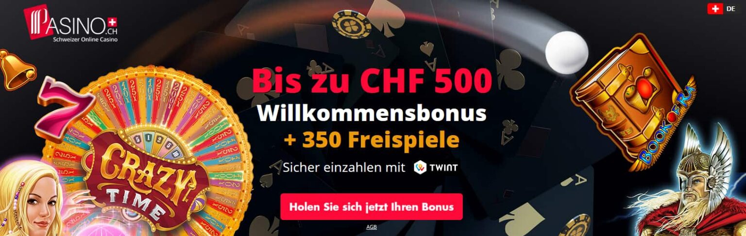 Pasino.ch Online Casino Test 2025 » 350 Spins + Bonus!